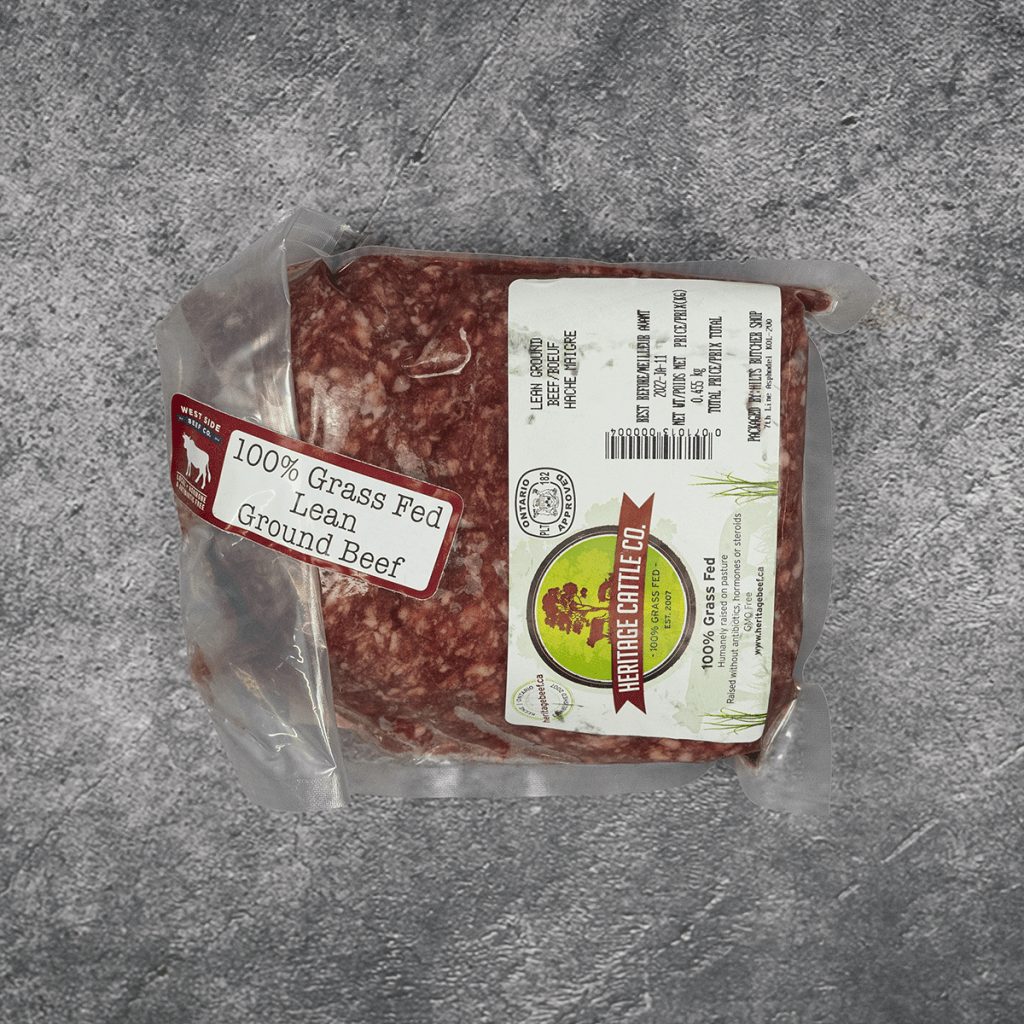100% Grass-Fed Lean Ground Beef - West Side Beef